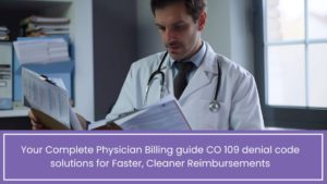Physician billing guide CO 109 Denial Code Solutions